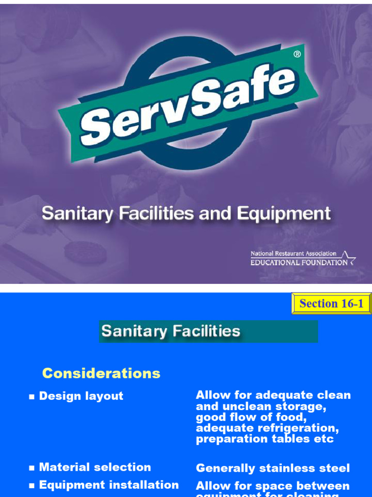 Day 3-Servsafe | PDF | Dishwasher | Materials