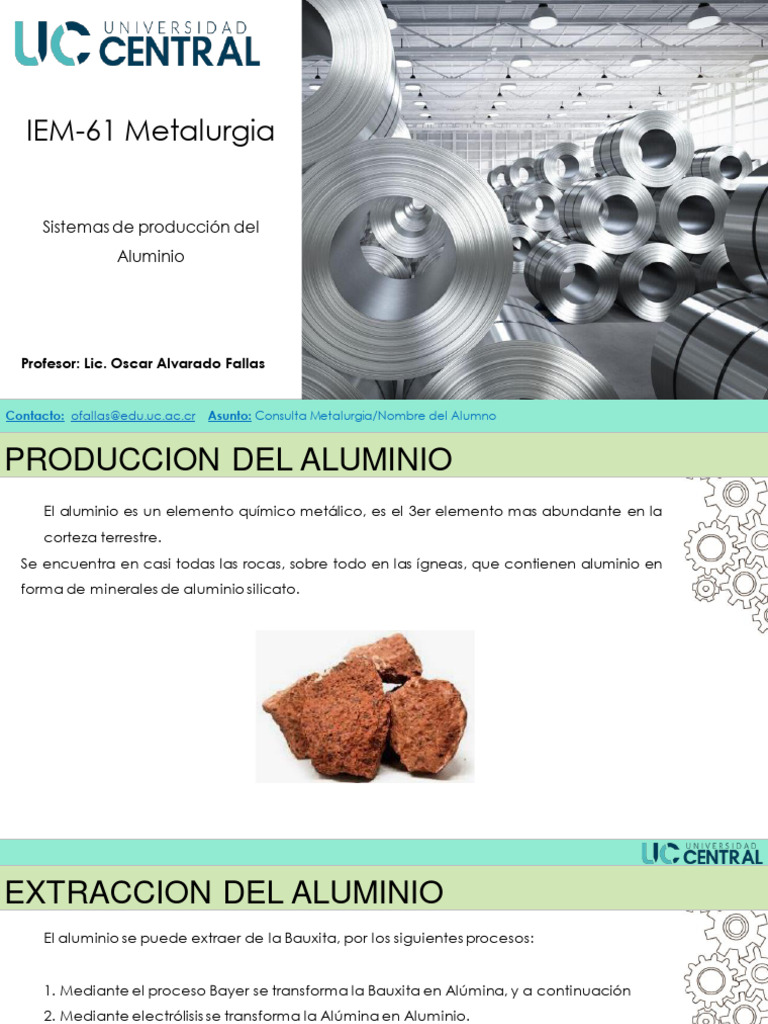 2 Produccion Del Aluminio | PDF