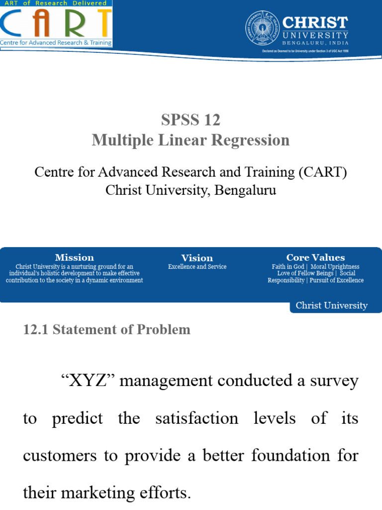 SPSS 12 Multiple Linear Regression | PDF | Errors And Residuals | Normal Distribution