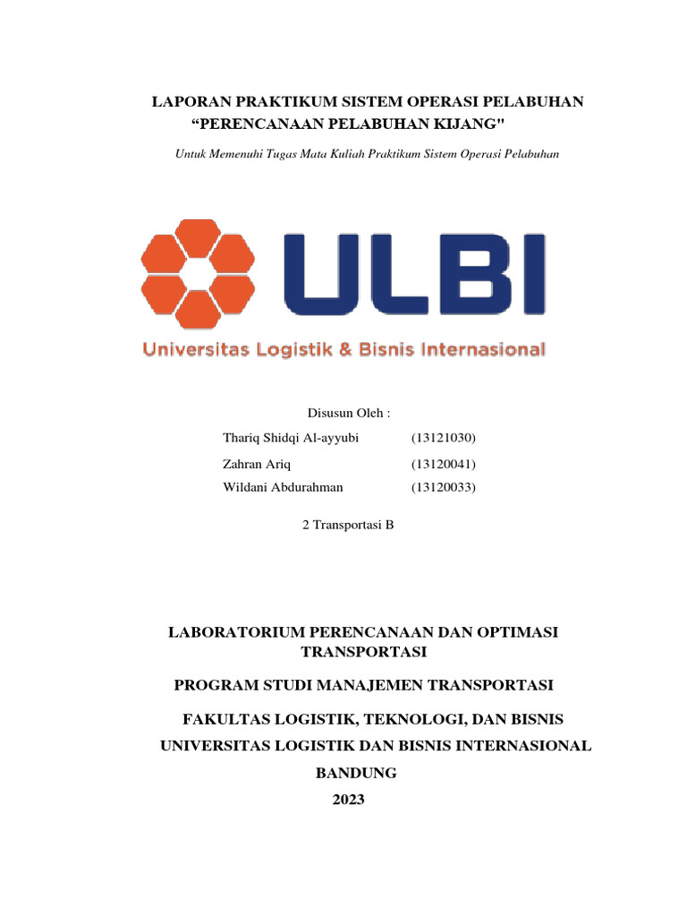Perencanaan Layout Pelabuhan Kijang | PDF