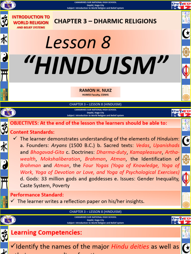 Lesson 8 Hinduism PDF | PDF | Brahman | Moksha