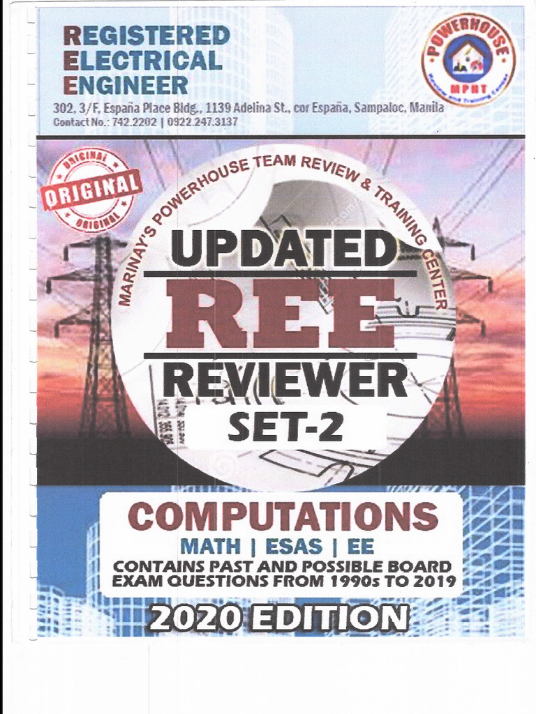 REE Math - Computations - PowerHouse | PDF | Area | Circle