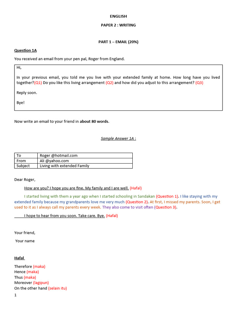 Writing in House 2021 Form 5 | PDF | Video