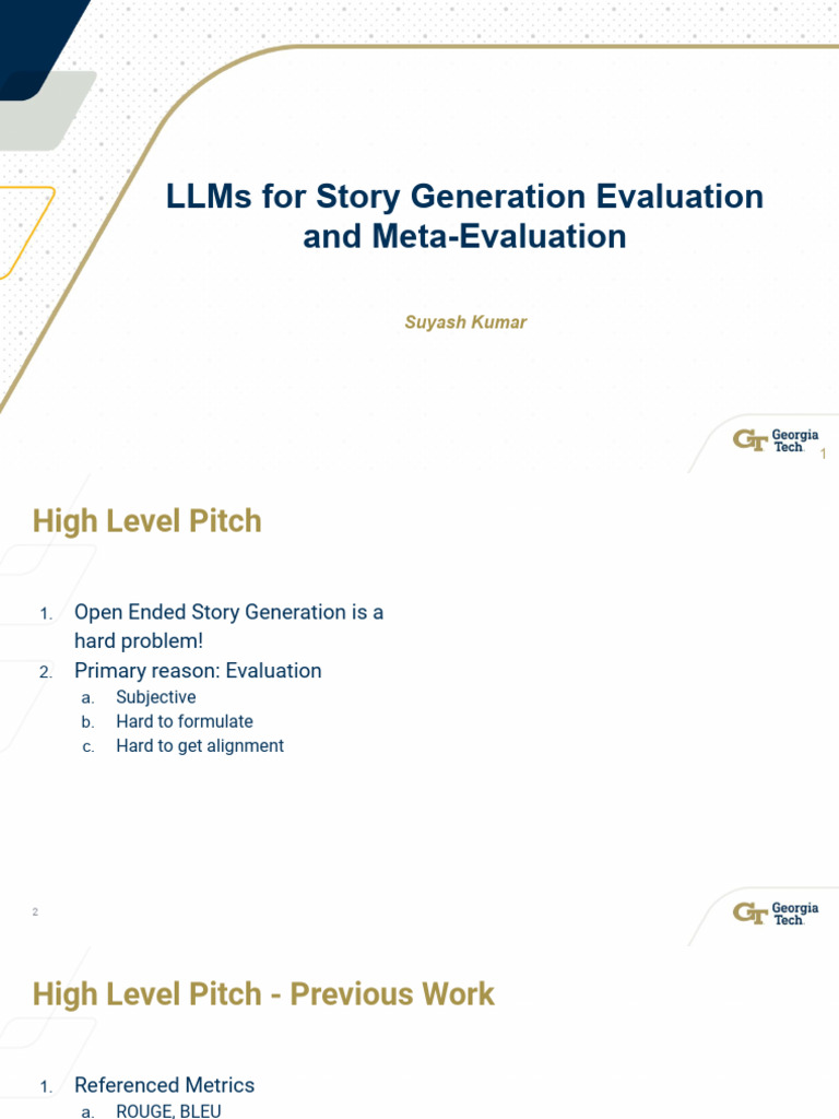 LLMs For Open-Ended Generation Evaluation and Meta-Evaluation | PDF | Causality | Reason