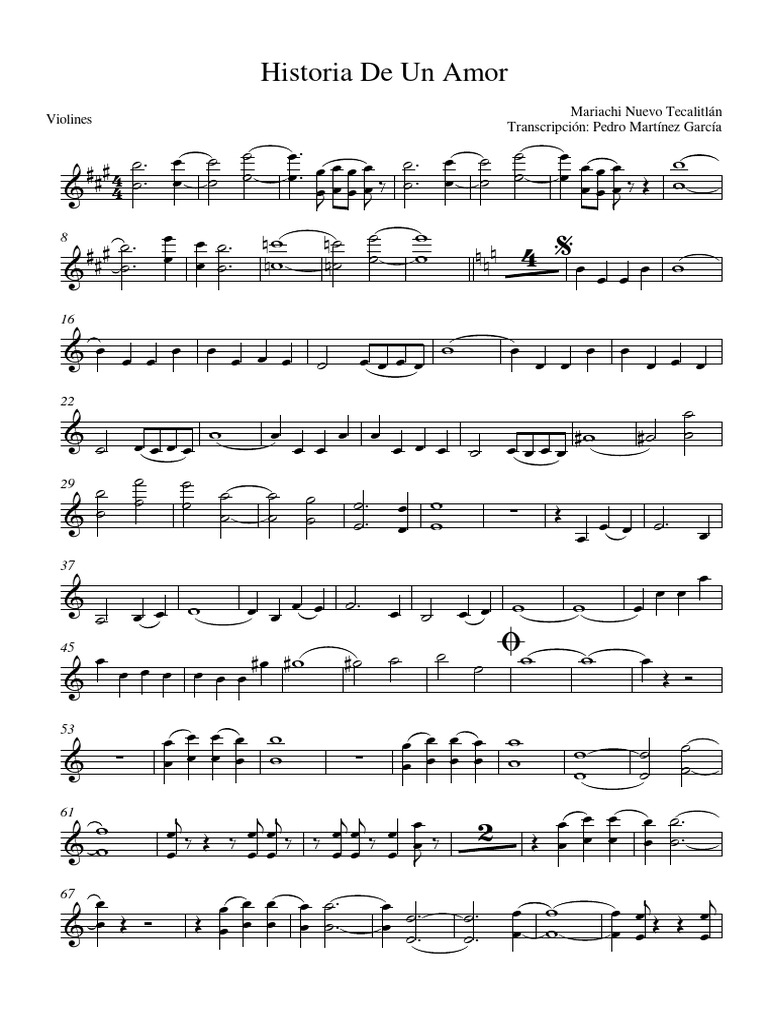 Historia de Un Amor Maraichi Tecatilan | PDF | Central American Music | Performing Arts