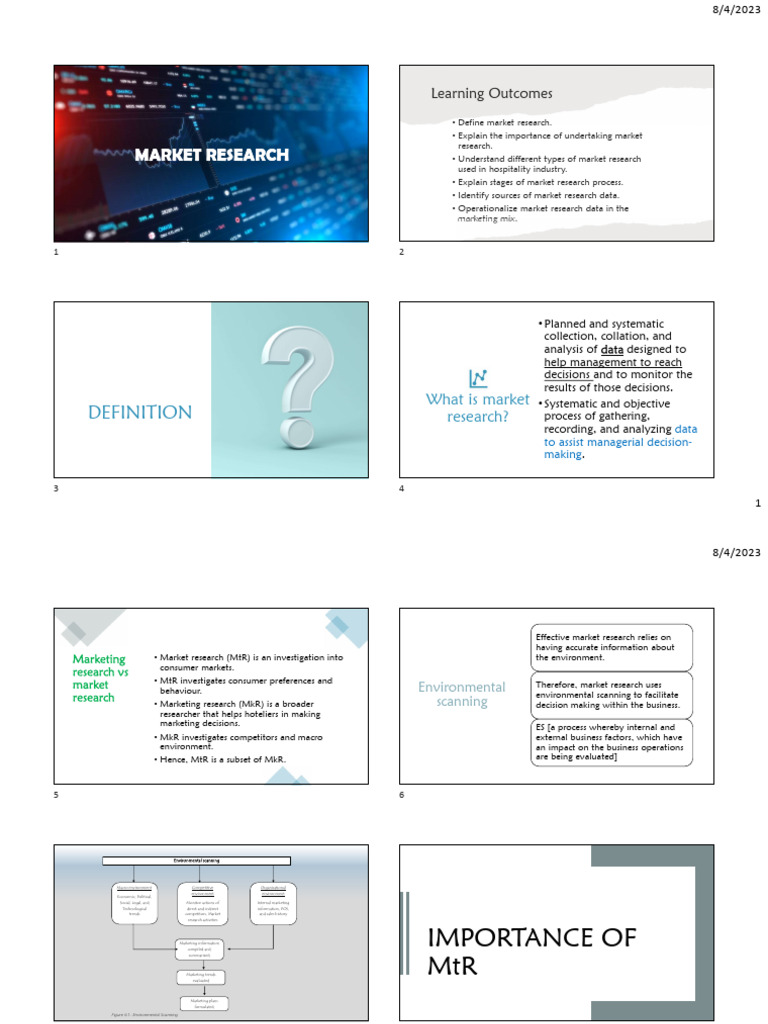 Lecture 4 Market Research Pdf