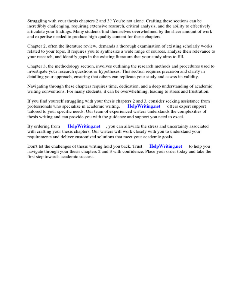 Thesis Chapter 2 and 3 Final | PDF | Thesis | Science Thesis Chapter 2 and 3 Final | PDF | Thesis | Science