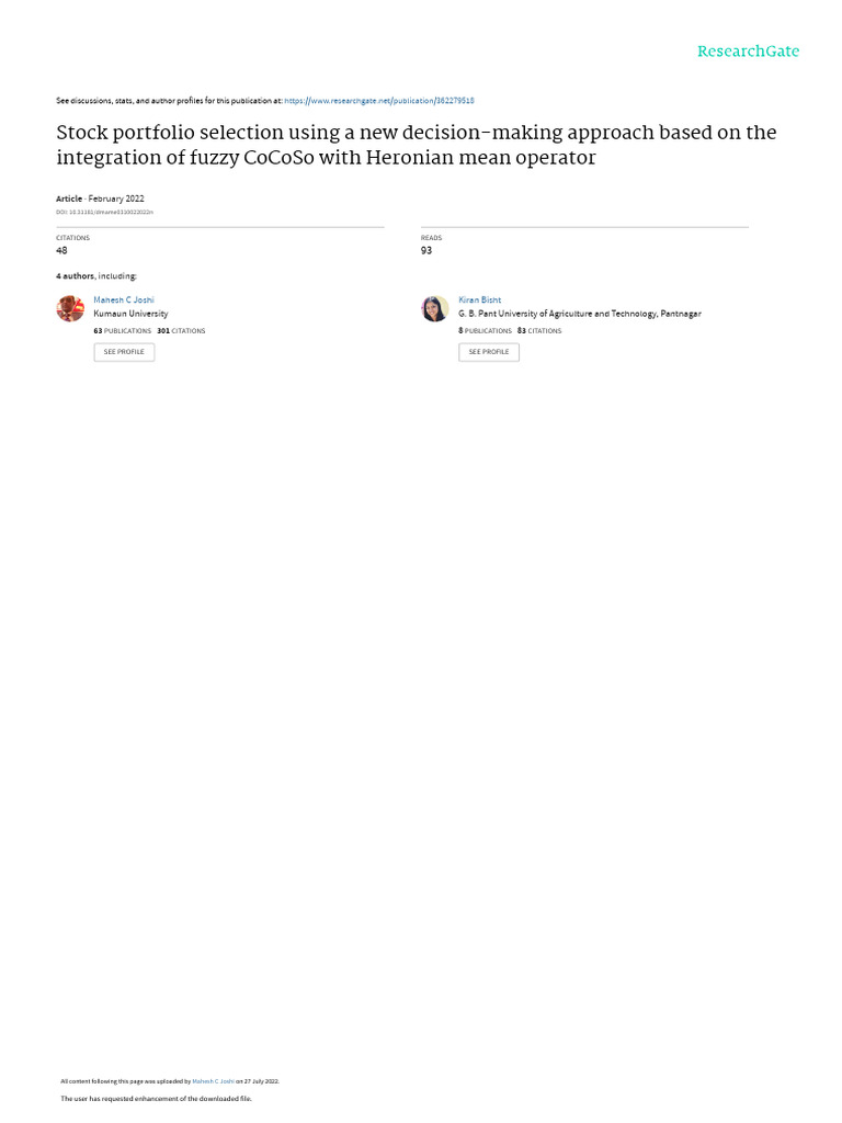 Nikhil | PDF | Modern Portfolio Theory | Capital Asset Pricing Model