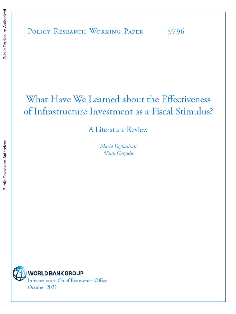 What Have We Learned About The Effectiveness of Infrastructure ...