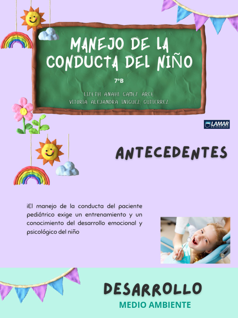 Manejo de La Conducta Del Niño | PDF | Las emociones | Comportamiento