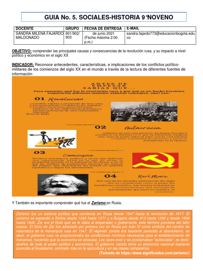 9° Sociales-Historia 5 | PDF