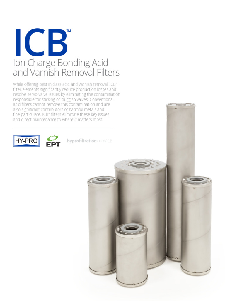 Hy-Pro ICB Ion Charge Bonding Filter Elements | PDF