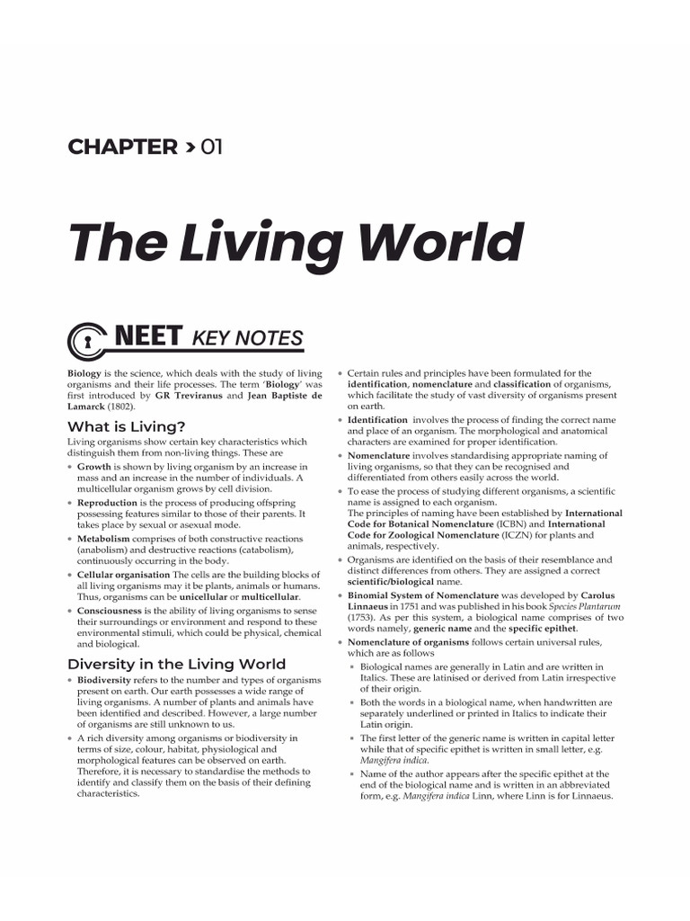 The Living World | PDF