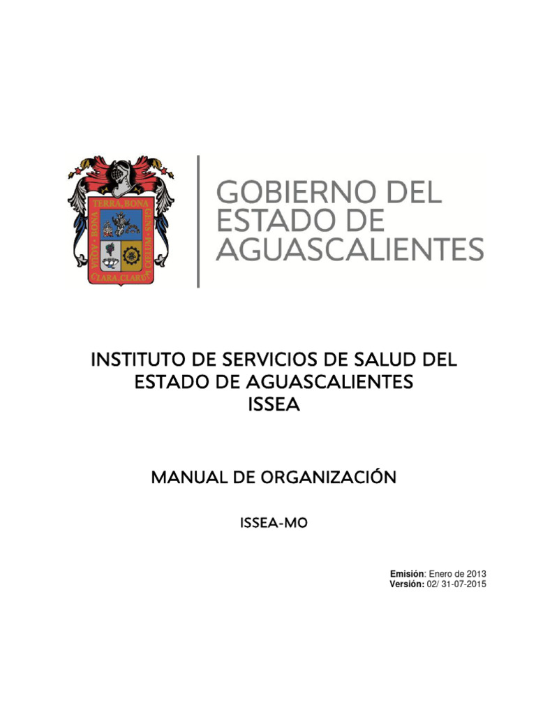 Manual de Organización Issea | Descargar gratis PDF | Administración ...