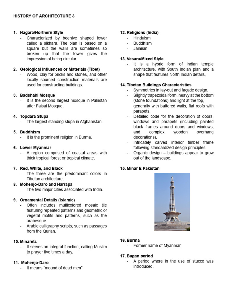 Hoa 3 Midterms Reviewer | PDF | Architectural Design | Architecture