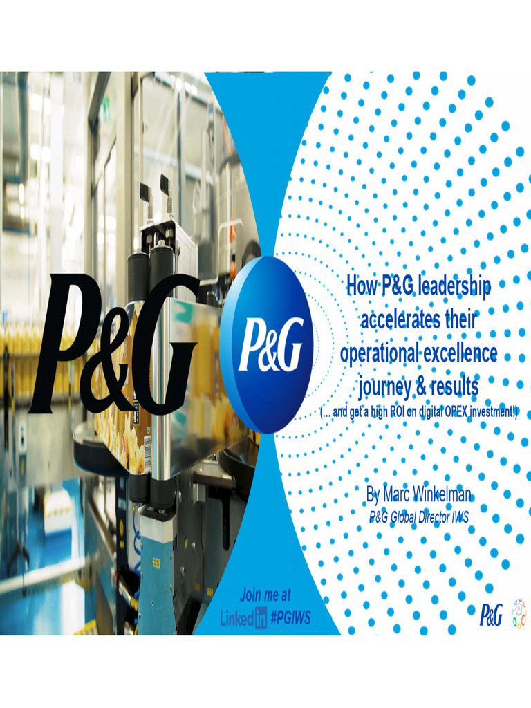 Winkelman LeanManufacturingConference 22 | PDF | Procter & Gamble | Business