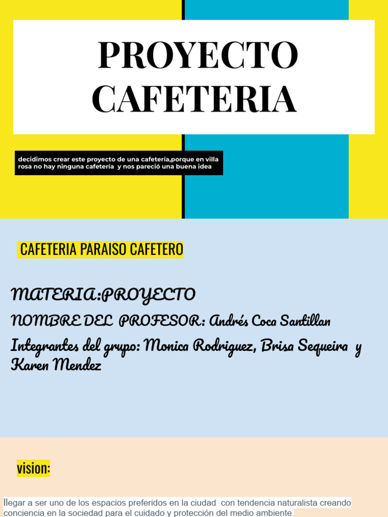 Proyecto Cafeteria-2 | Descargar gratis PDF | Business | Publicidad
