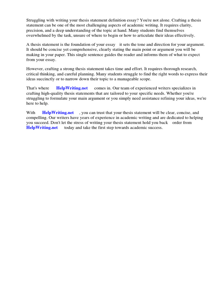 Crafting Effective Thesis Statements | PDF | Essays | Thesis