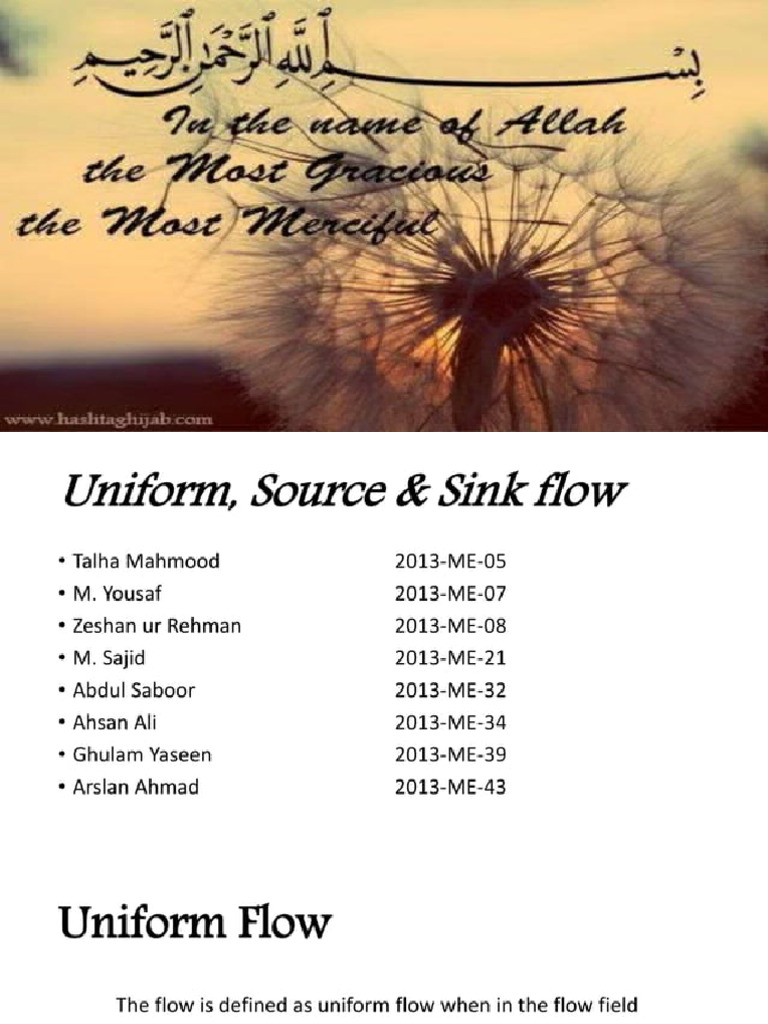 Source Sink Flow | PDF