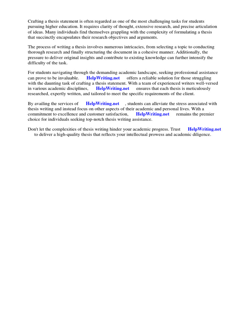 Thesis Statement Sentence Frames | PDF | Thesis | Essays