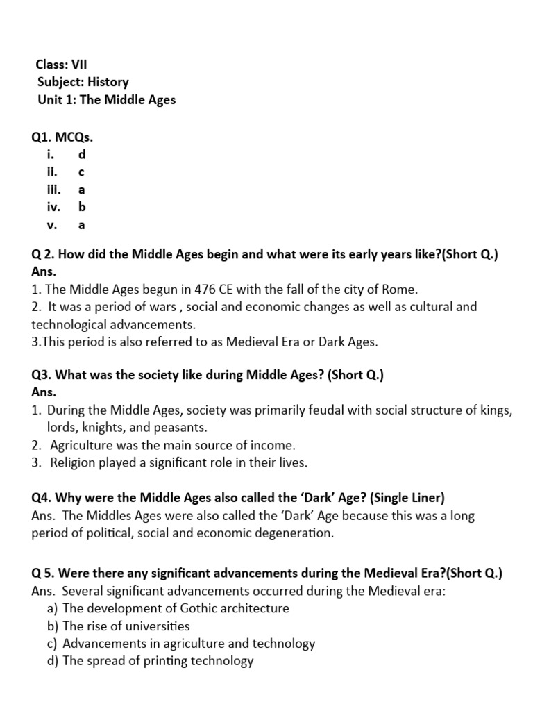 History Grade 7 Unit 1 | PDF | Byzantine Empire | Middle Ages