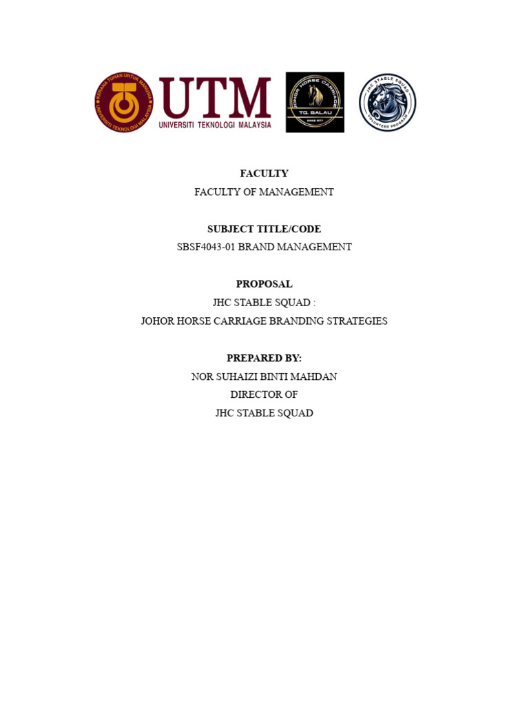 Proposal JHC Stable Squad | PDF