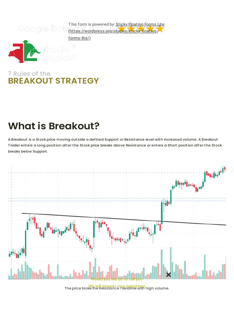 Breakout Tradelegend Pdf Investing Prices