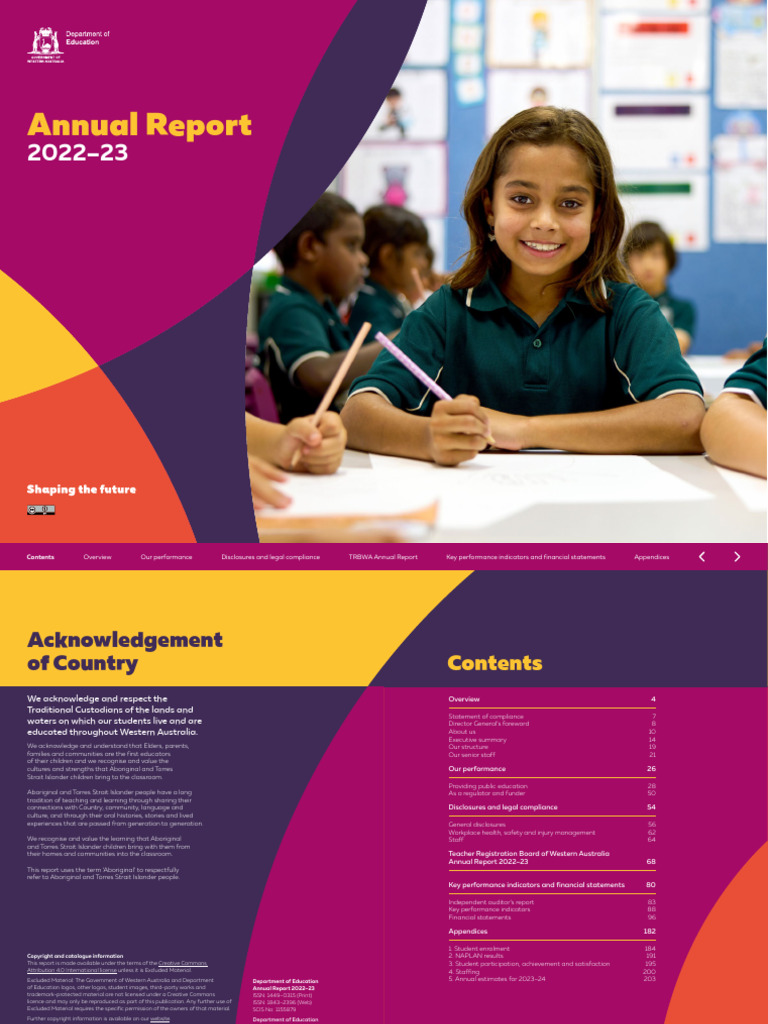 Department of Education Annual Report 2022-23 | Download Free PDF ...