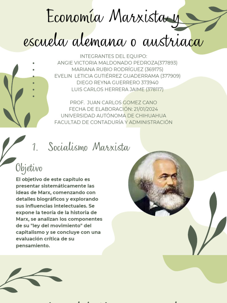 Teoría Marxista de la Economía | PDF | Karl Marx | marxismo