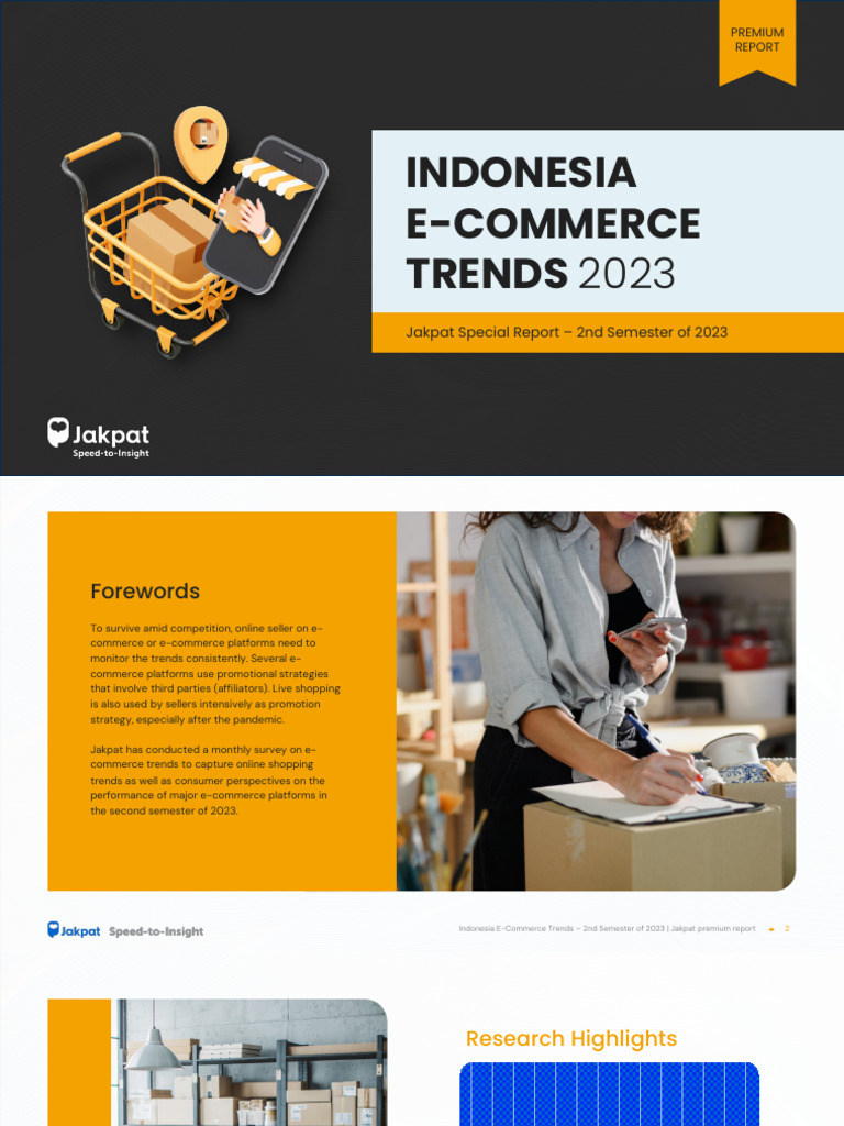 PDF Report Indonesia E-Commerce Trends of 2nd Semester - Jakpat Special Report 2023 42263 | PDF ...