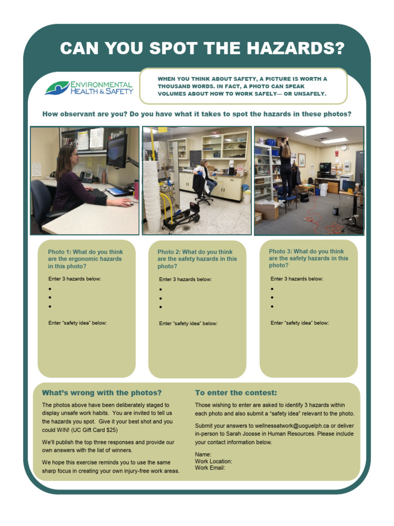 Spot The Hazards Game 2019 | PDF