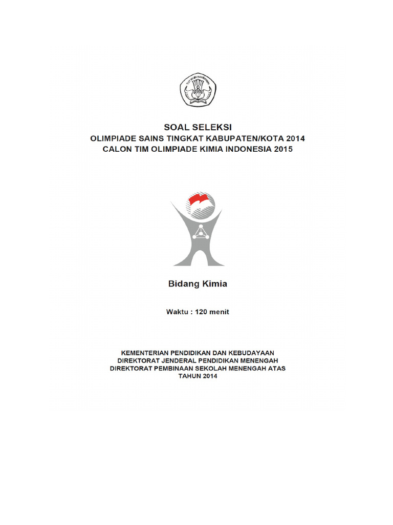 2014 Osk Kimia Sma | PDF