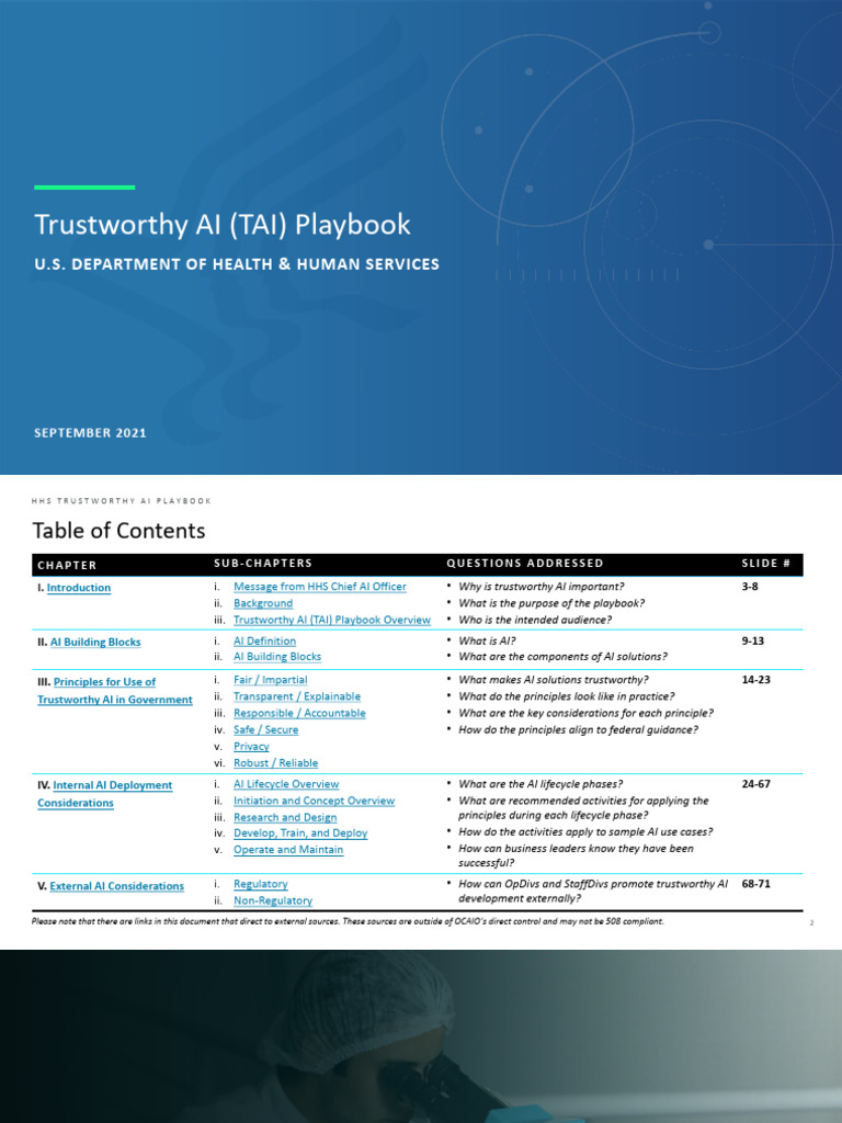 Hhs Trustworthy Ai Playbook | PDF
