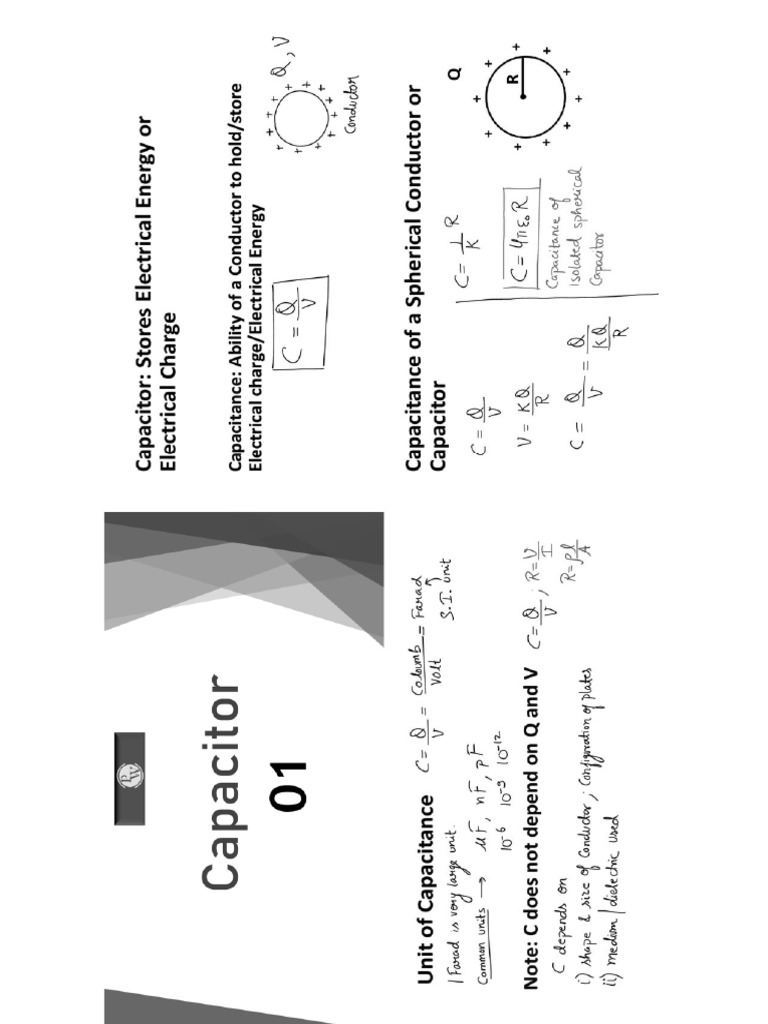 Capacitors (Yakeen) | PDF