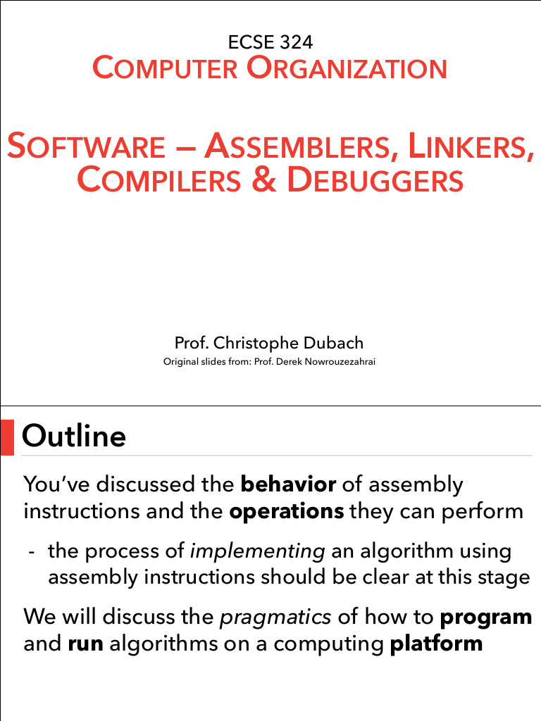3 Software | PDF | Assembly Language | Program Optimization