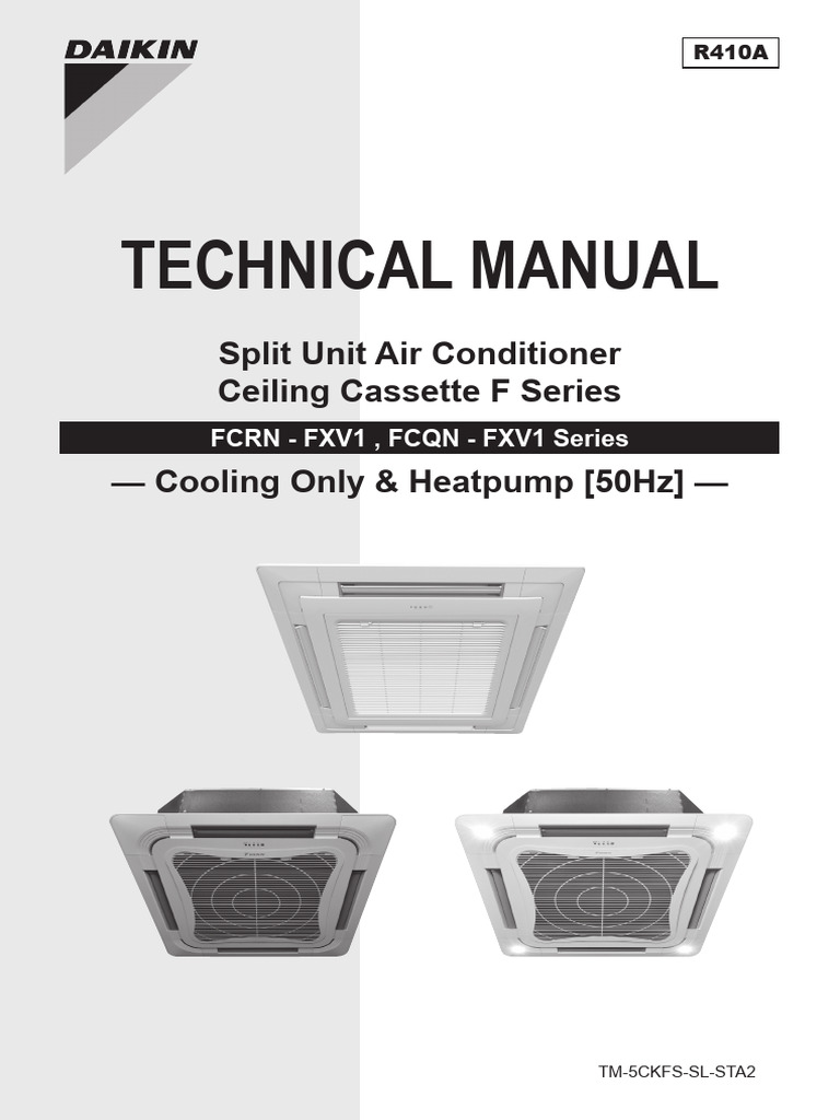 Ceiling Cassette TM | PDF | Electrical Wiring | Air Conditioning