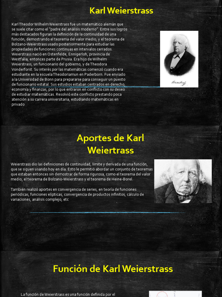 Karl Weierstrass | PDF | Filosofía