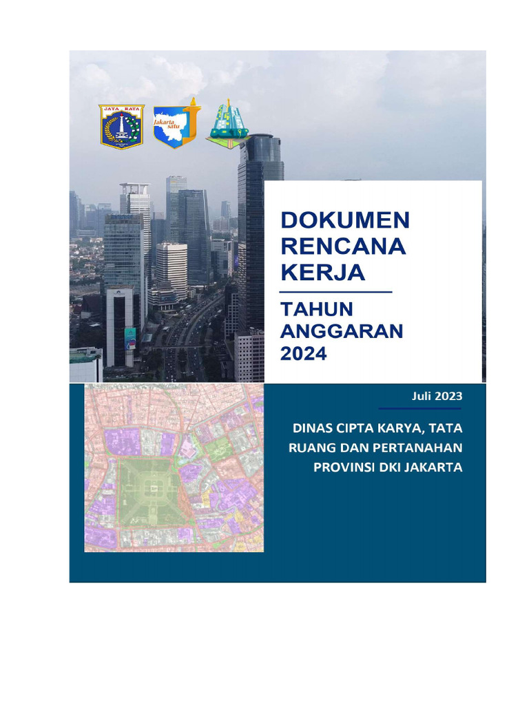 Renja DCKTRP DKI Jakarta 2024 | PDF | Pengelolaan Keuangan & Uang