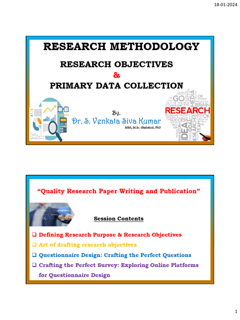 Research Objectives & Data Collection | PDF | Business | Art