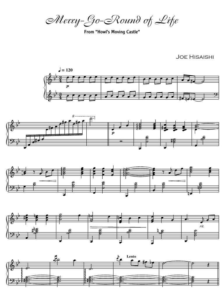 MERRY-GO-ROUND-Joe-Hisaishi | PDF