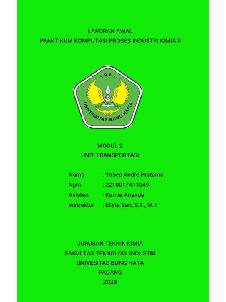 Laporan Awal Modul 2 | PDF