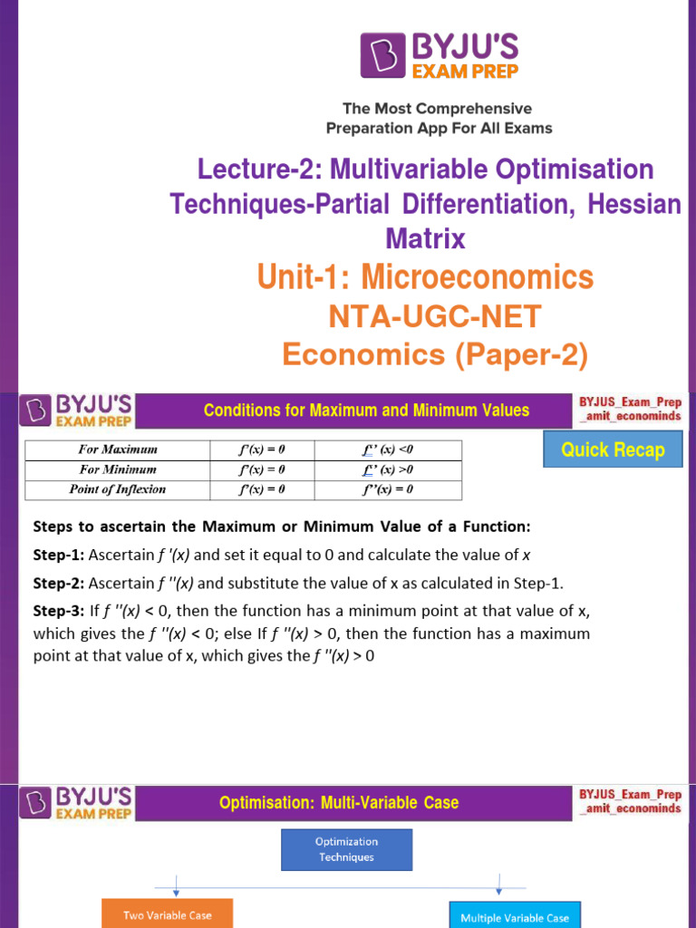 Micro-Economics Ugc Net | PDF | Utility | Marginal Utility
