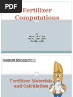 Fertilizer Calculation Methods and Examples | PDF | Fertilizer ...