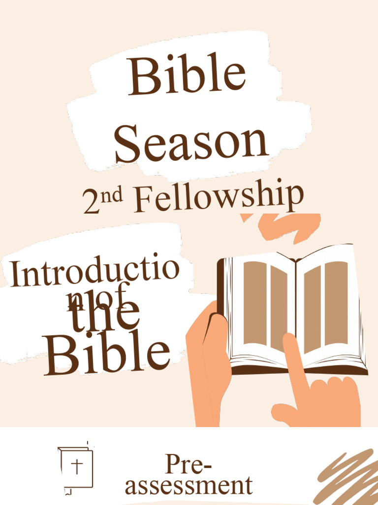 The Bible Intro | PDF | Old Testament | New Testament