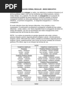 Conjugación del verbo bailar | PDF | Sintaxis | Morfología