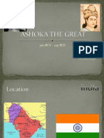 Ashoka Life and Achievements | PDF