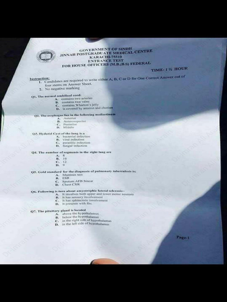 JPMC Housejob Paper 2017 | PDF