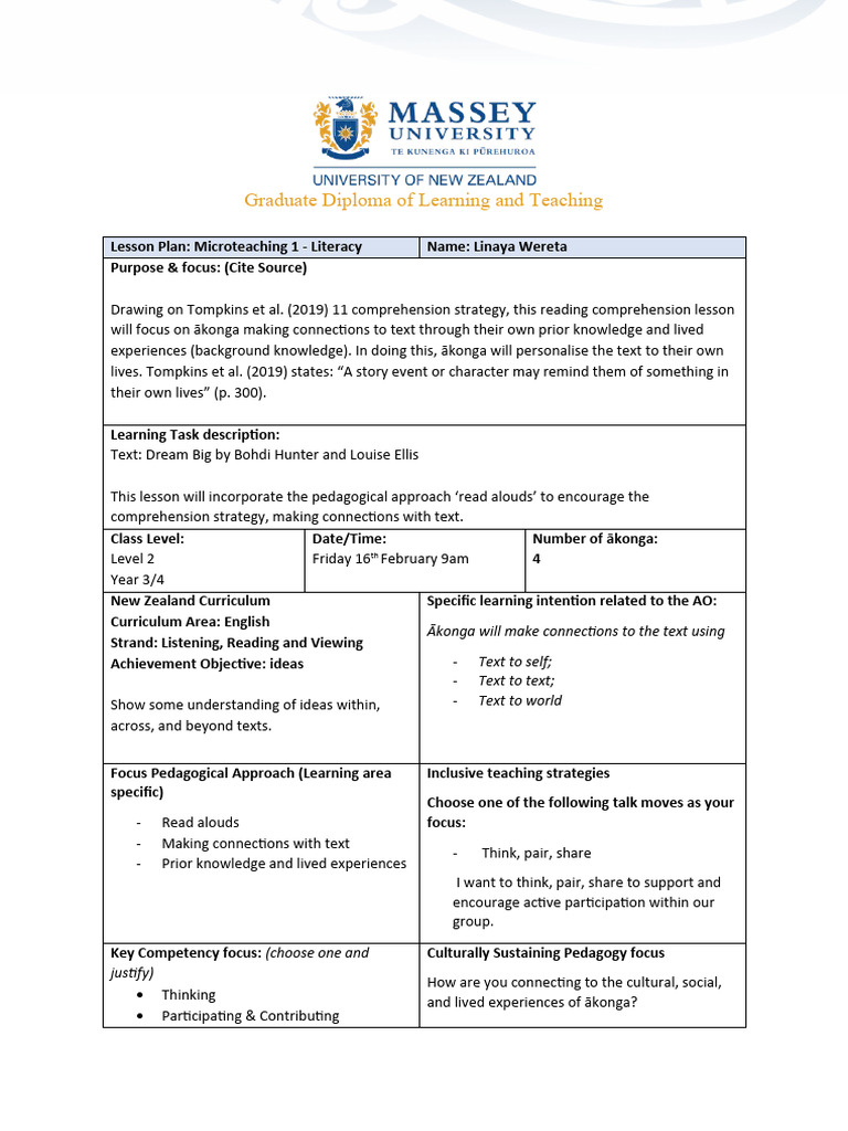 Microteaching l1 - Literacy | PDF | Experience | Reading Comprehension