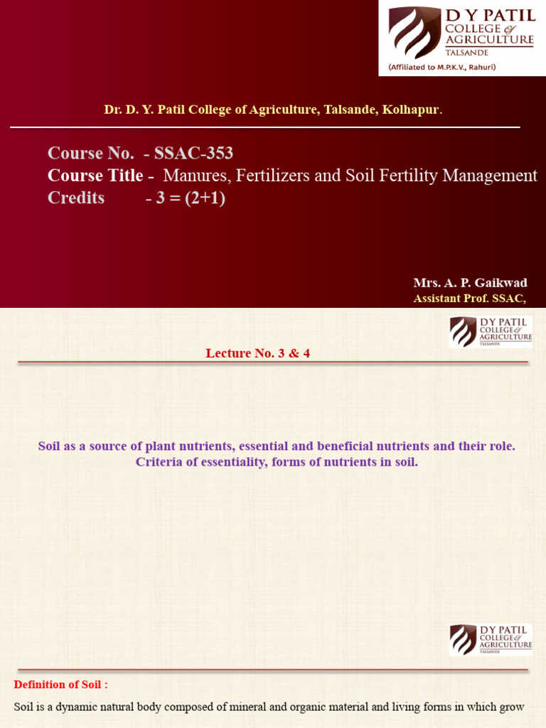 Plant Nutriens | PDF