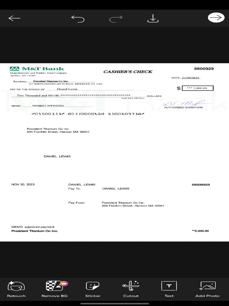 Check Approved 101 | PDF